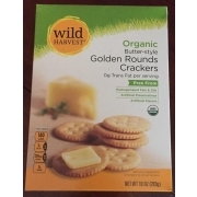 Wild Harvest Organic Butter Style Golden Rounds Crackers: Calories ...