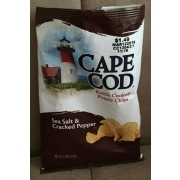 Cape Cod Potato Chips, Kettle Cooked, Sea Salt And Cracked Pepper ...
