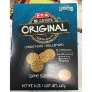 H-E-B Delicatessen Original Crackers: Calories, Nutrition Analysis ...