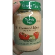 Naturally Fresh Thousand Island Dressing: Calories, Nutrition Analysis ...