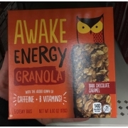 Awake Energy Granola, Chewy Bars, Dark Chocolate Caramel: Calories ...