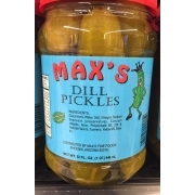 Max's Dill Pickles: Calories, Nutrition Analysis & More | Fooducate