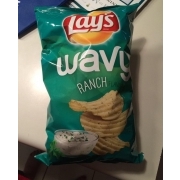 Lay's Potato Chips, Wavy, Ranch Flavored: Calories, Nutrition Analysis ...