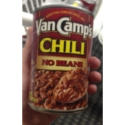 Van Camp's Chili, No Beans: Calories, Nutrition Analysis & More | Fooducate