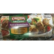 Coleman Organic Basil And Roasted Garlic, Organic Chicken Meatballs ...