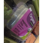 Organic Marketside Vegetable Tray With Organic Ranch Dip: Calories ...