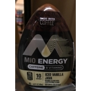 Mio Energy Iced Vanilla Java, Iced Coffee Concentrate: Calories ...