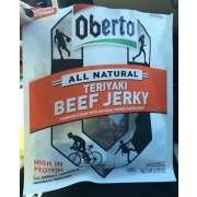 Oberto Teriyaki Beef Jerky: Calories, Nutrition Analysis & More | Fooducate