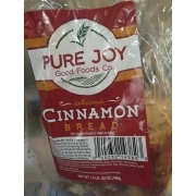 Pure Joy Good Foods Co. Delicious Cinnamon Bread: Calories, Nutrition ...