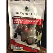 Brookside Dark Chocolate Cherry And Tahitian Vanilla Flavors: Calories ...