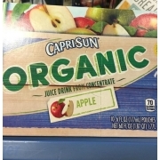 Caprisun Organic Juice Drink, Apple: Calories, Nutrition Analysis ...
