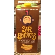 Sir Bananas Reduced Fat Milk, With Real Bananas And Cocoa: Calories ...