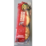 Nabisco Ritz Cream Cheese, Cracker Sandwiches: Calories, Nutrition ...