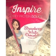Inspire Whey Protein Isolate, Strawberry White Chocolate, Protein ...
