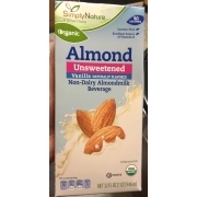 Simply Nature A Simple Choice Organic Almond, Unsweetened, Vanilla, Non ...