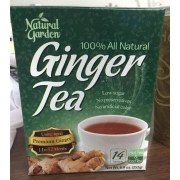 Natural Garden 100% All Natural Ginger Tea: Calories, Nutrition ...