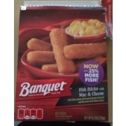 Banquet Fish Sticks With Mac And Cheese: Calories, Nutrition Analysis ...