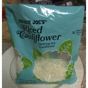 Trader Joe's Riced Cauliflower: Calories, Nutrition Analysis & More | Fooducate