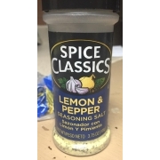 Spice Classics Salt, Lemon And Pepper: Calories, Nutrition Analysis ...