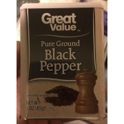 Great Value Black Pepper, Ground: Calories, Nutrition Analysis & More ...
