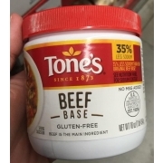 Tone's Beef Base: Calories, Nutrition Analysis & More | Fooducate