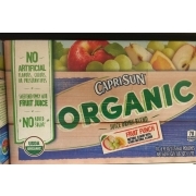 Caprisun Organic Juice Drink Blend, Fruit Punch: Calories, Nutrition ...