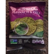 The Better Chip Spinach And Kale, Whole Grain Chips: Calories ...
