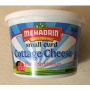 Mehadrin Cottage Cheese, Small Curd, 4% Milkfat: Calories, Nutrition ...
