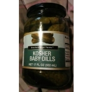 Breckenridge Farms Kosher Baby Dills: Calories, Nutrition Analysis ...