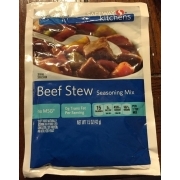 Safeway Kitchens Seasoning Mix, Beef Stew: Calories, Nutrition Analysis ...