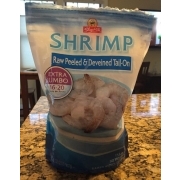Shop Rite Shrimp, Raw Peeled And Deveined Tail On: Calories, Nutrition ...