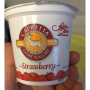 Capretta Goat Yogurt, Strawberry: Calories, Nutrition Analysis & More ...
