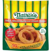 User added: Nathan's, Thick Sliced Battered Onion Rings: Calories ...