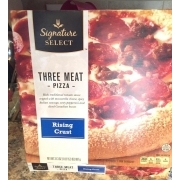 Signature Select Three Meat Pizza, Rising Crust: Calories, Nutrition ...