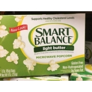 Smart Balance Light Butter Microwave Popcorn: Calories, Nutrition ...