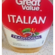 Great Value Italian Traditional Dressing And Marinade: Calories ...