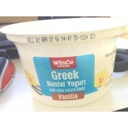 Winco Foods Greek, Nonfat Yogurt, Vanilla: Calories, Nutrition Analysis ...