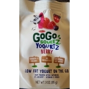Materne GoGo Squeez Yogurt Berry, Low Fat Yogurt: Calories, Nutrition ...