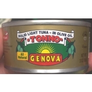 Genova Solid Light Tuna In Olive Oil: Calories, Nutrition Analysis ...