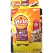 Meta Health Bar Bars, Cranberry Lemon Drizzle: Calories, Nutrition ...