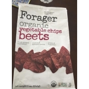 Forager Organic Vegetable Chips Beets: Calories, Nutrition Analysis ...