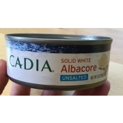 Cadia Solid White Albacore, Unsalted: Calories, Nutrition Analysis ...
