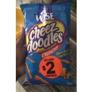 Wise Cheez Doodles, Crunchy, Cheese Flavored Corn Snacks: Calories ...
