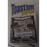 Toast'em Pop-Ups Toaster Pastries, Frosted Cookies And Creme: Calories ...