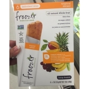 Froozer Tropical Sunset, Fresh Frozen Fruit: Calories, Nutrition ...