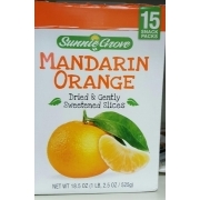 Sunnie Grove Mandarin Orange, Dried And Gently Sweetened Slices ...