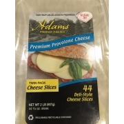Adams Premium Cheeses Premium Provolone Cheese: Calories, Nutrition ...