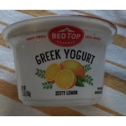 Red Top Yogurt, Greek, Zesty Lemon: Calories, Nutrition Analysis & More ...
