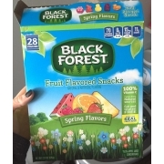 Black Forest Fruit Flavored Snacks, Spring Flavors: Calories, Nutrition ...