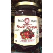 Brad's Organic Fruit Spread, Mixed Berry: Calories, Nutrition Analysis ...